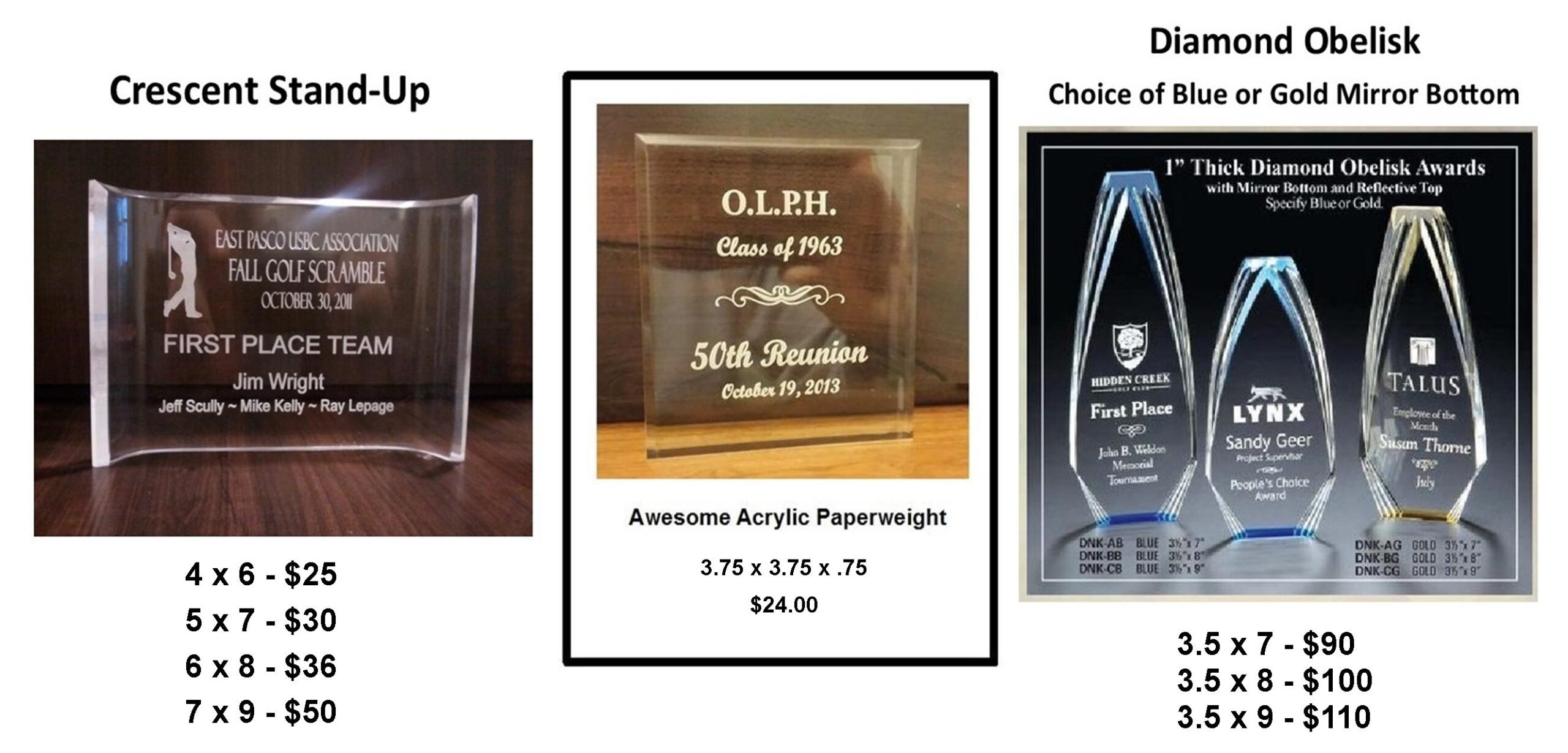 Acrylics – Creative Awards And Gifts